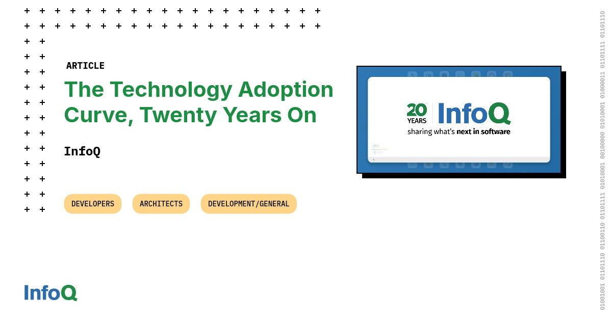The Technology Adoption Curve, Twenty Years On - InfoQ