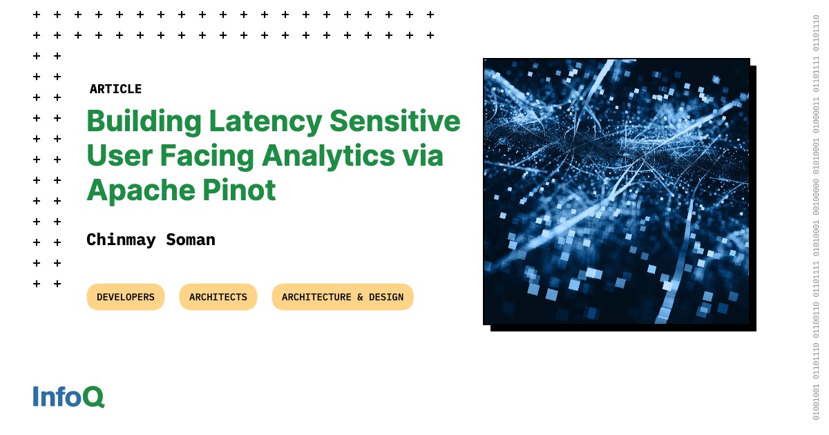 Building Latency Sensitive User Facing Analytics Via Apache Pinot Infoq