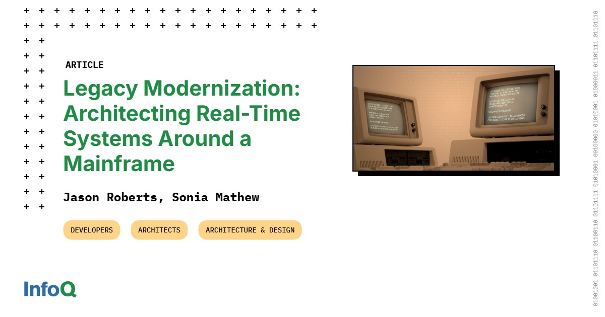 Legacy Modernization Architecting Real Time Systems Around A Mainframe