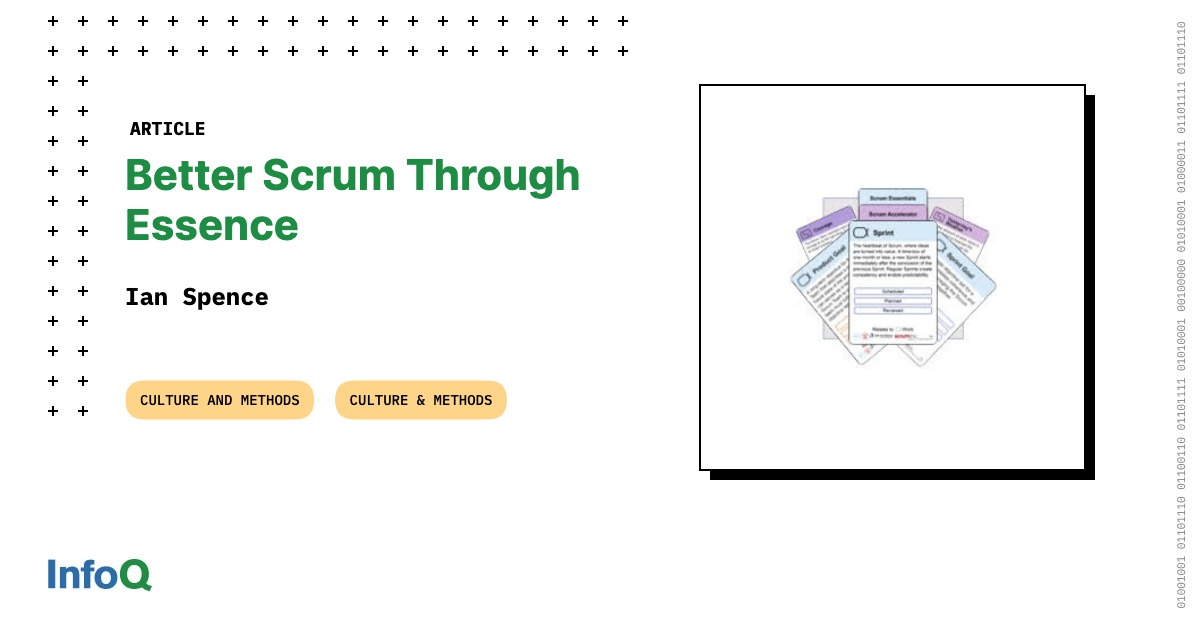 Better Scrum through Essence - InfoQ