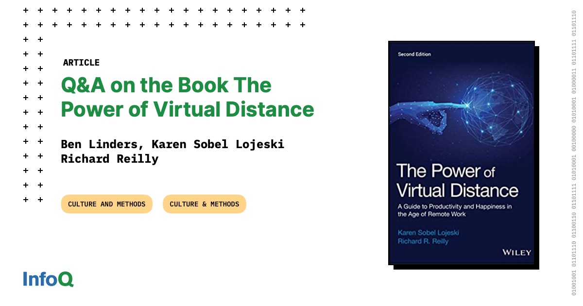 Q&A on the Book The Power of Virtual Distance - InfoQ