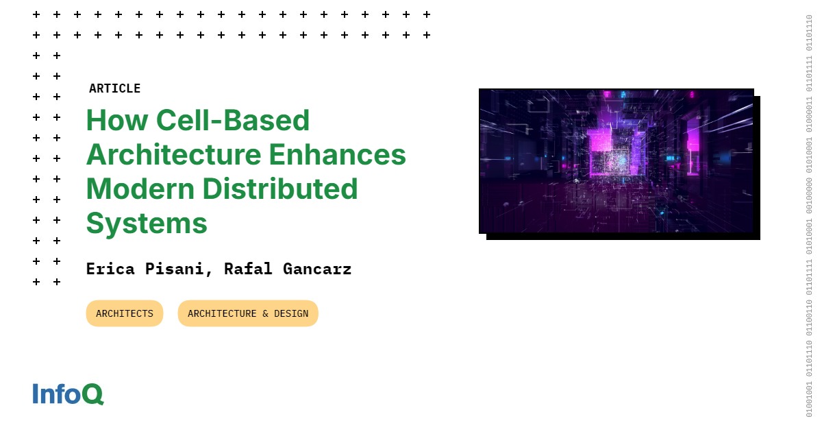 How Cell Based Architecture Enhances Modern Distributed Systems Infoq 