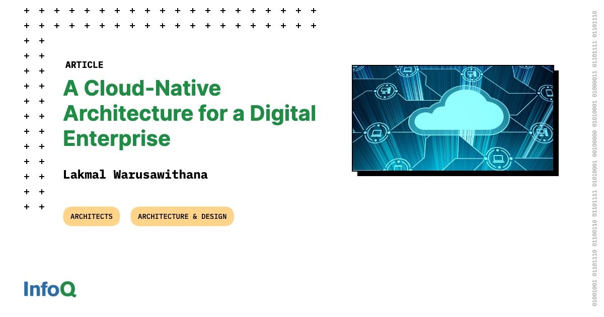 A Cloud Native Architecture For A Digital Enterprise Infoq