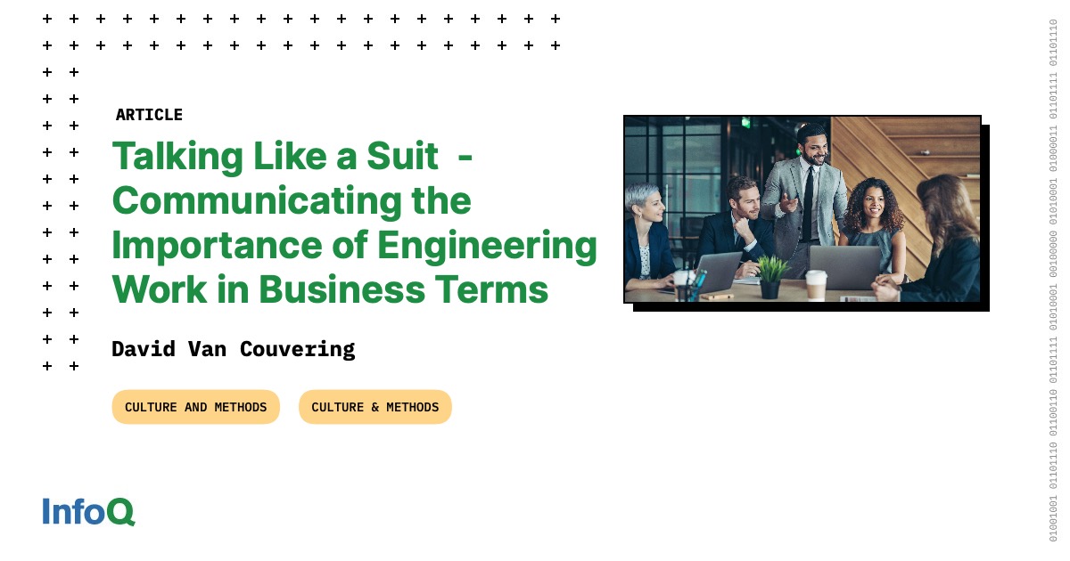 Talking Like a Suit - Communicating the Importance of Engineering Work ...