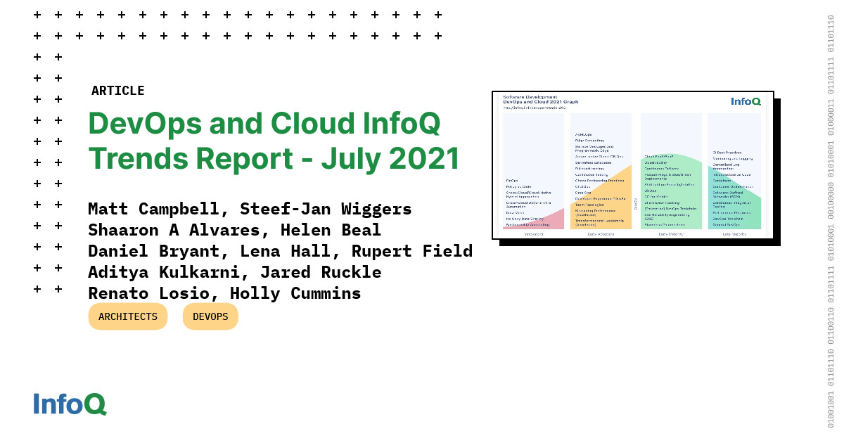 DevOpsとCloudのInfoQトレンドレポート - 2021年7月 - InfoQ