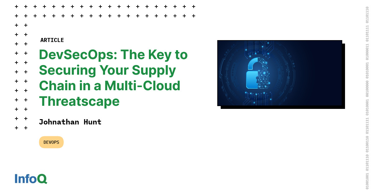 Devsecops The Key To Securing Your Supply Chain In A Multi Cloud Threatscape Infoq