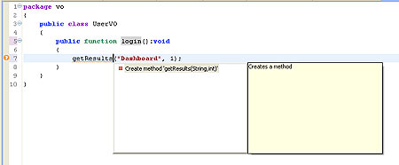 Flash Builder 4.5 のコーディング生産性の強化ポイント