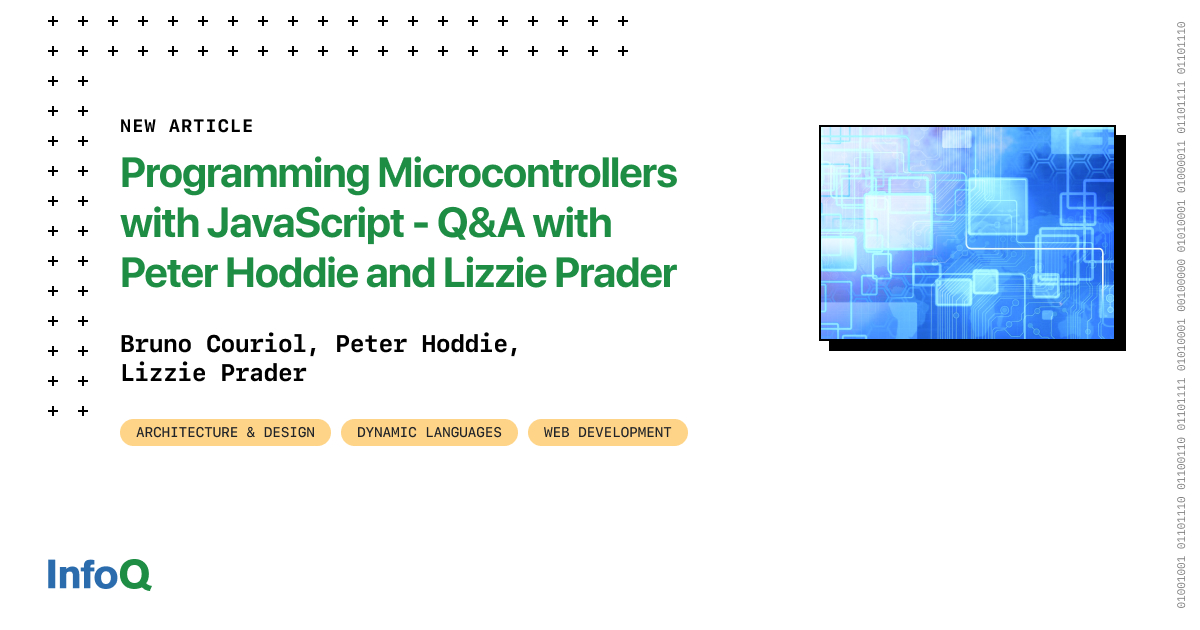 Programming Microcontrollers with JavaScript -- Q&A with Peter Hoddie ... Programming Microcontrollers with JavaScript -- Q&A with Peter Hoddie ...