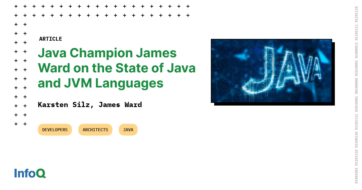 Le Java Champion James Ward Parle De L état Des Langages Java Et Jvm