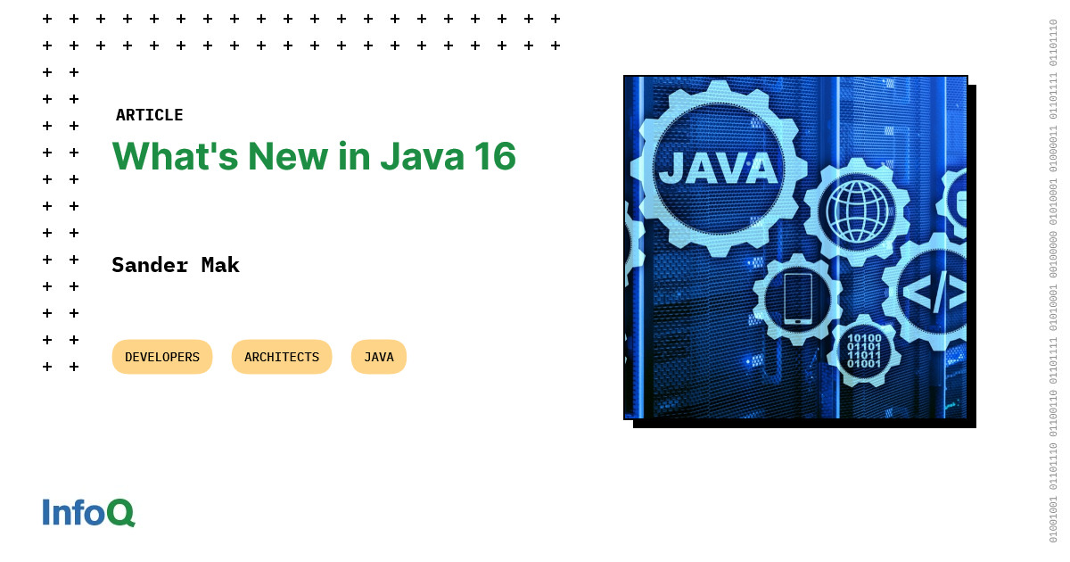 Java 16の最新情報 - InfoQ