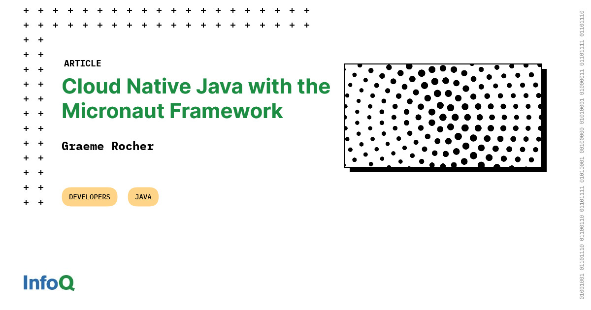Cloud Native Java Avec Le Framework Micronaut - InfoQ