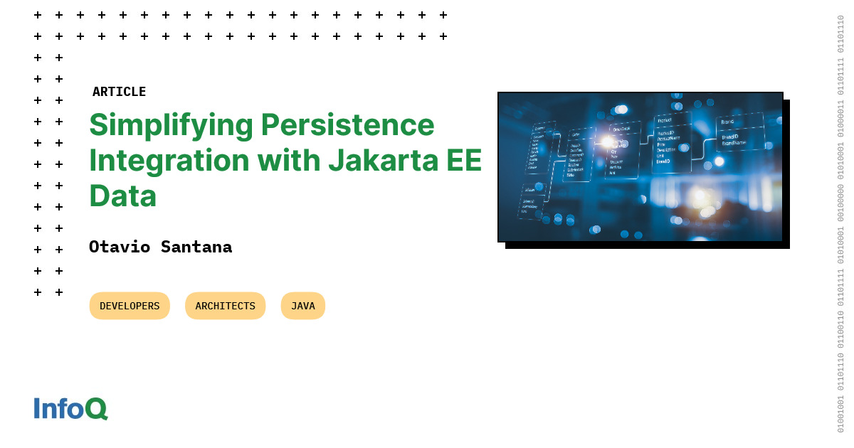 Simplifying Persistence Integration With Jakarta Ee Data Infoq