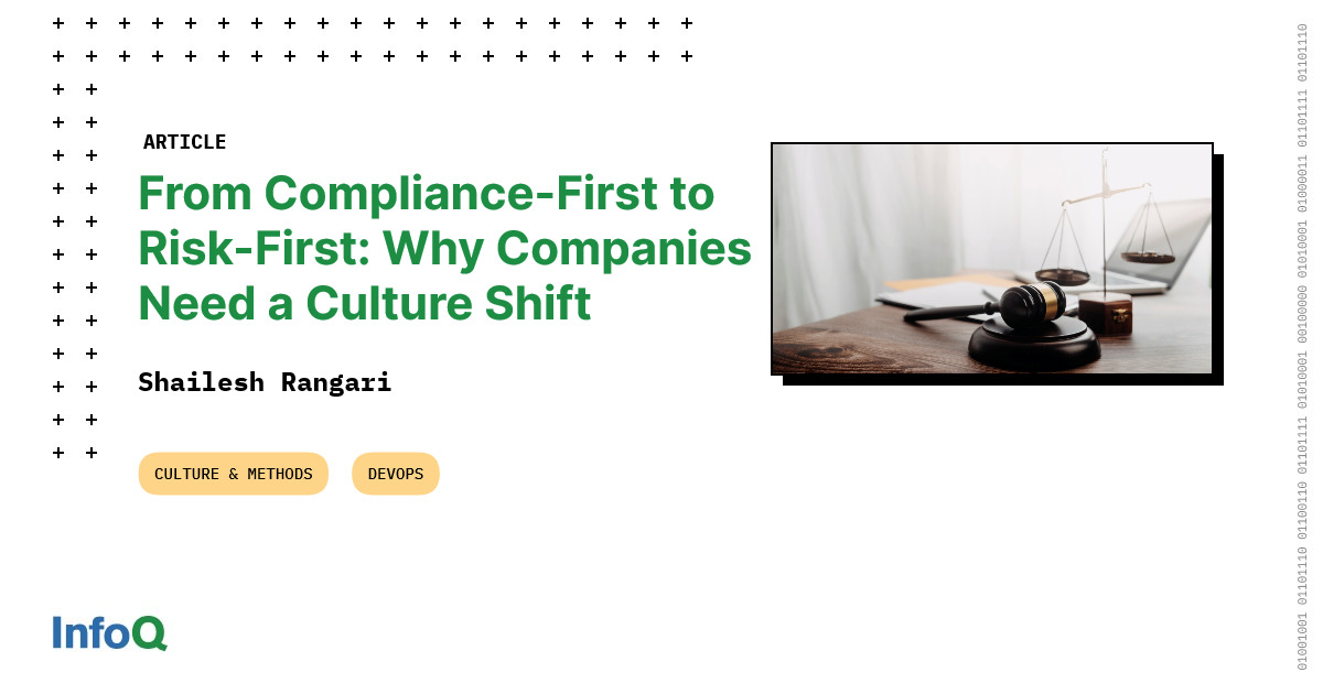 From Compliance-First to Risk-First: Why Companies Need a Culture Shift ...