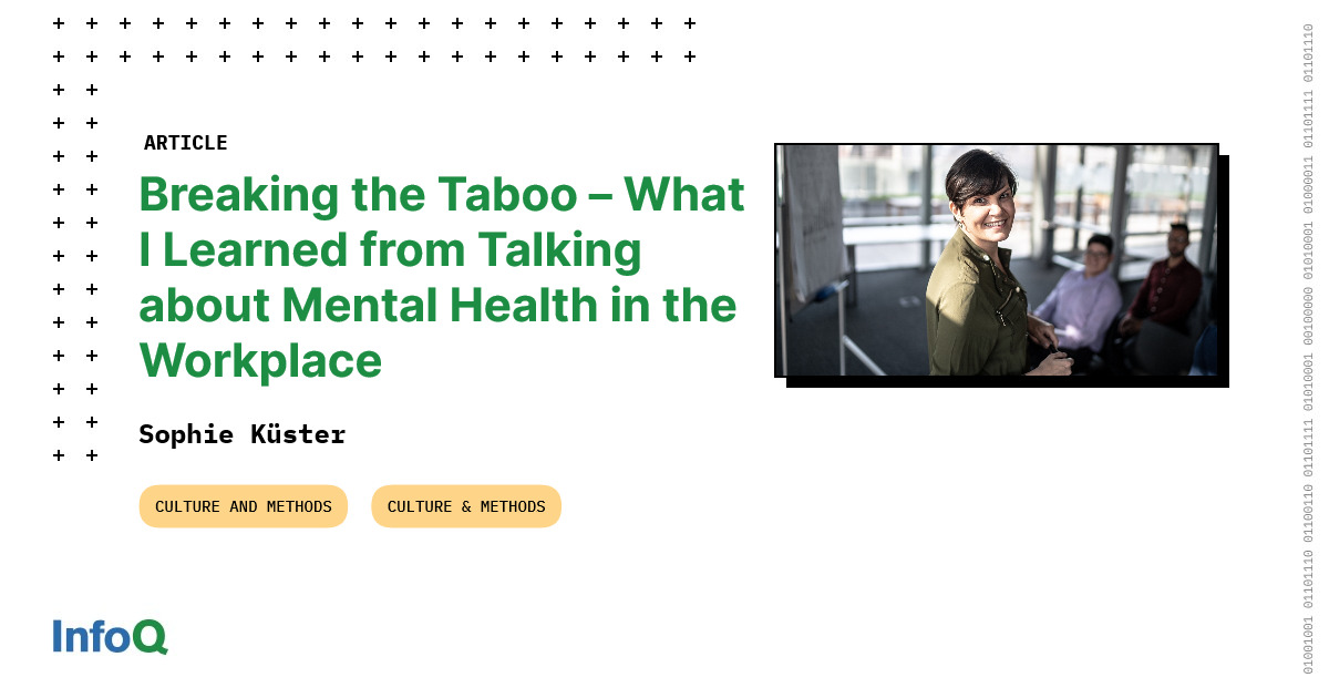 Breaking the Taboo – What I Learned from Talking about Mental Health in ...
