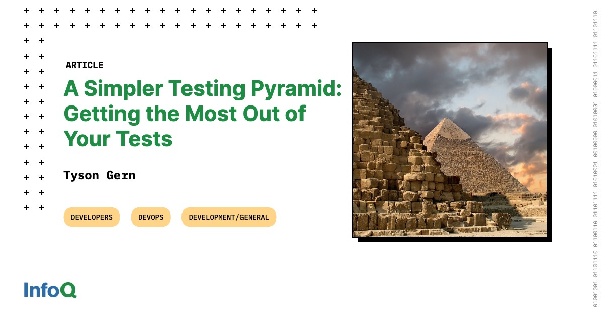 A Simpler Testing Pyramid: Getting the Most out of Your Tests - InfoQ