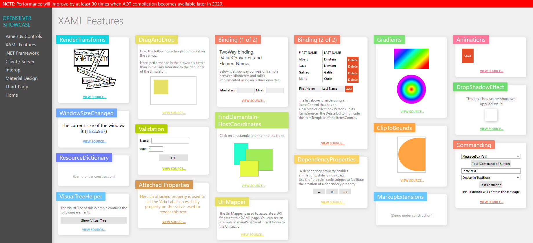 OpenSilver: Open-Source Silverlight via WebAssembly