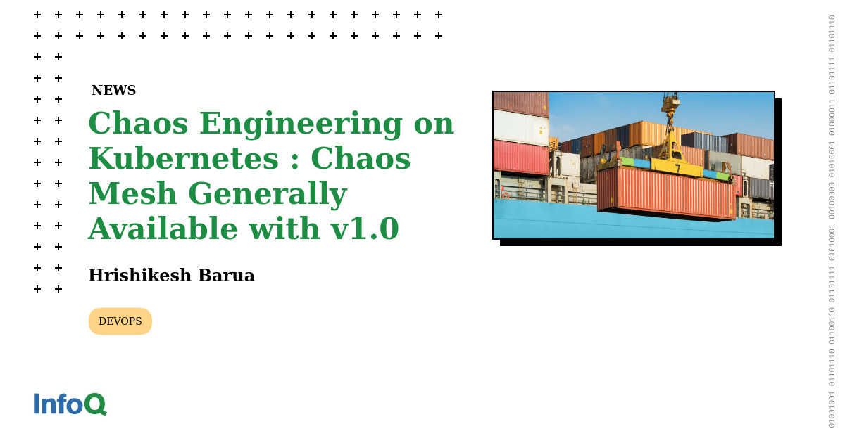Chaos Engineering On Kubernetes Chaos Mesh Generally Available With V10 Infoq