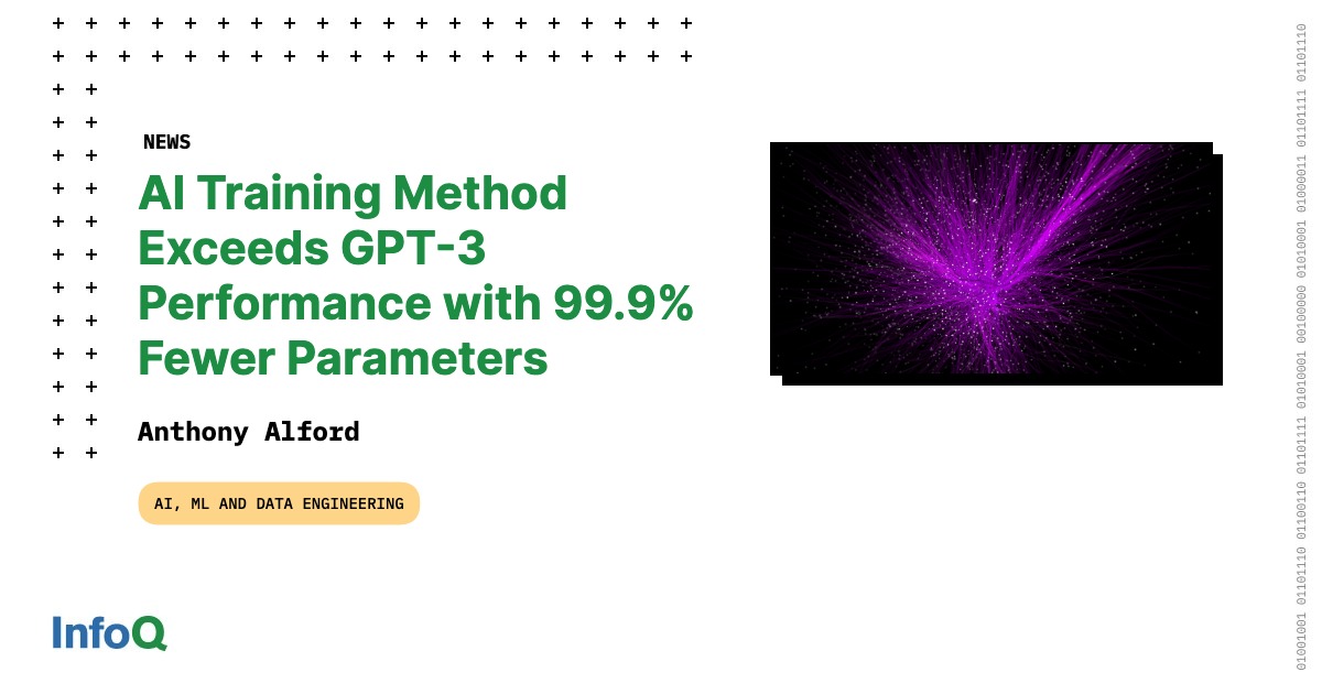 AI Training Method Exceeds GPT-3 Performance with 99.9% Fewer ...