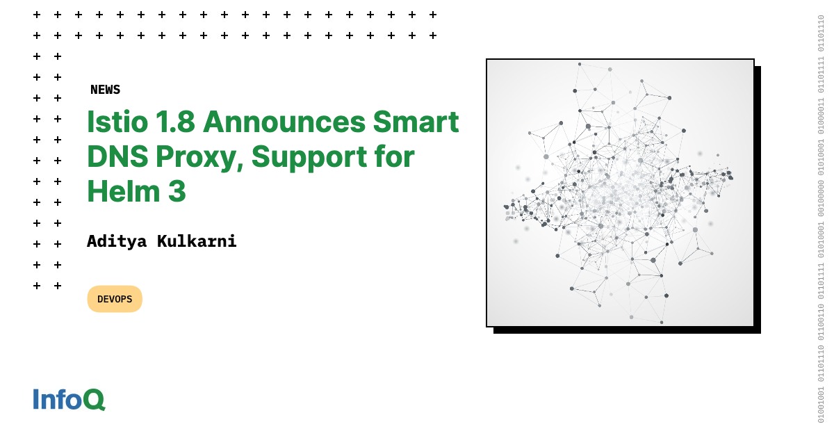 Istio 1.8 Announces Smart DNS Proxy, Support for Helm 3 - InfoQ