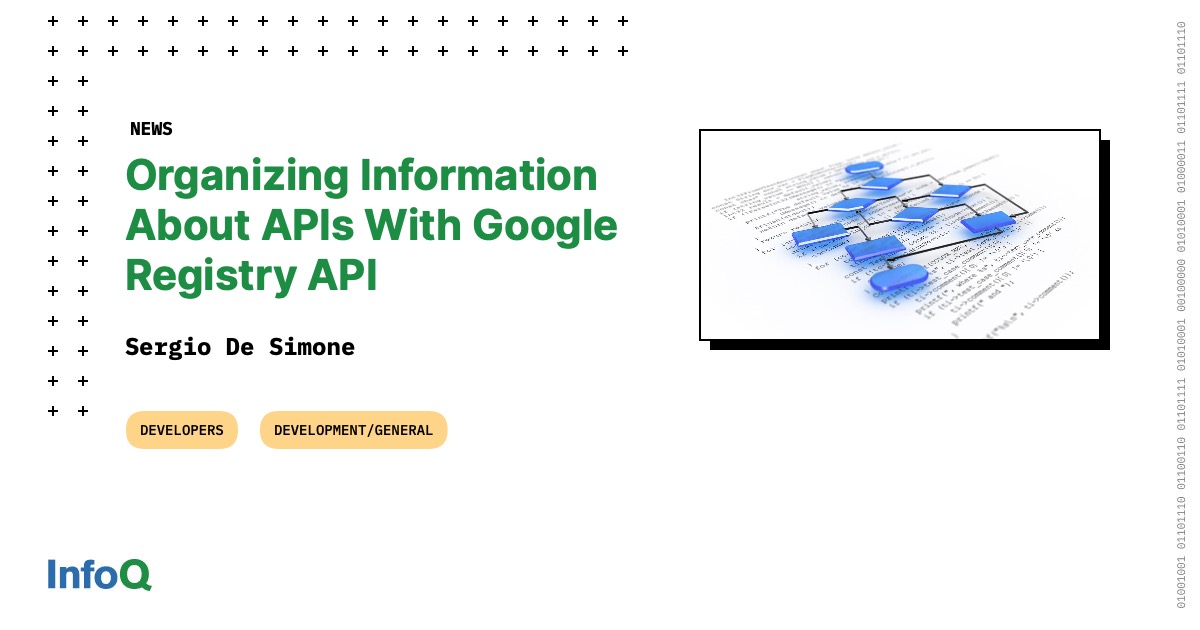Organizing Information about APIs with Google Registry API - InfoQ