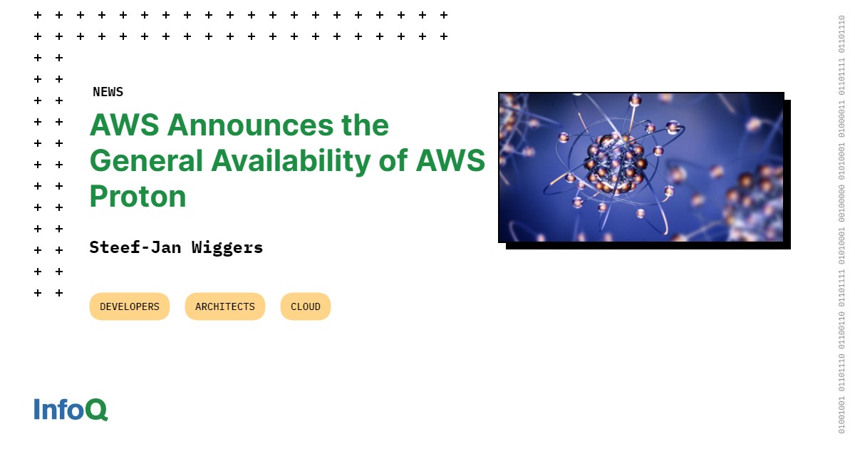 AWS Announces the General Availability of AWS Proton - InfoQ