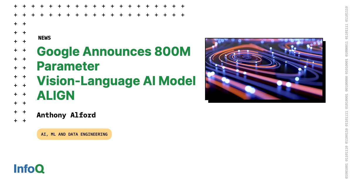 Google Announces 800M Parameter Vision-Language AI Model ALIGN - InfoQ