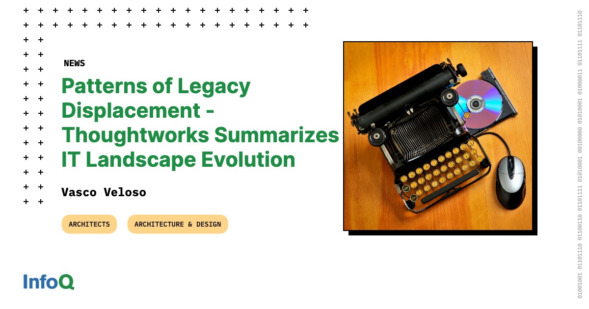 Patterns of Legacy Displacement - Thoughtworks Summarizes IT Landscape Evolution - InfoQ