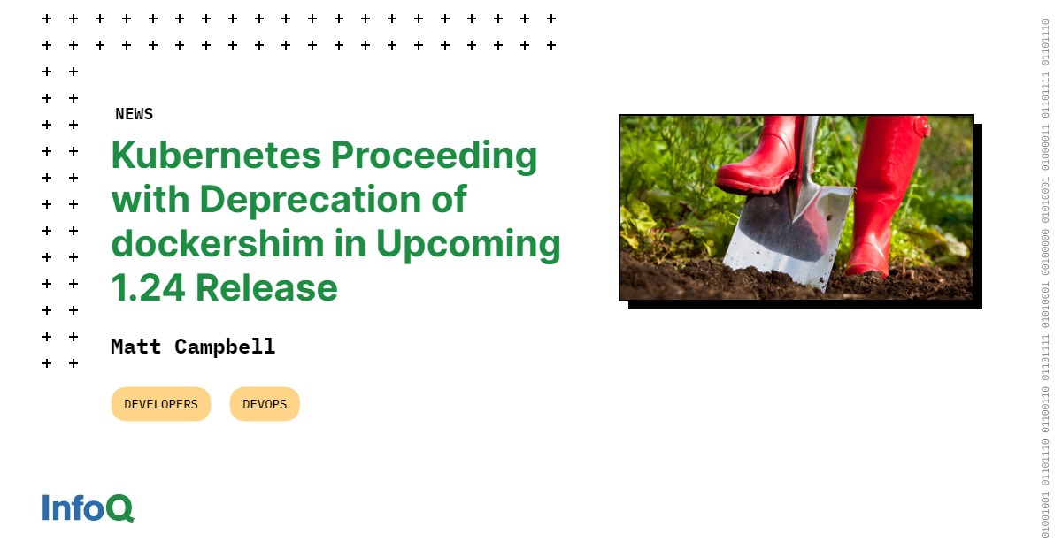 Kubernetes Proceeding With Deprecation Of Dockershim In Upcoming 1 24 Release Infoq