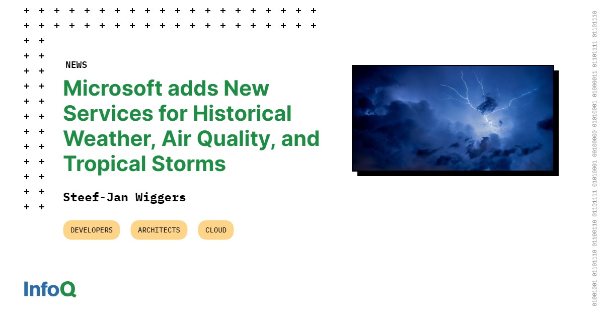 Microsoft Adds New Services for Historical Weather, Air Quality, and ...