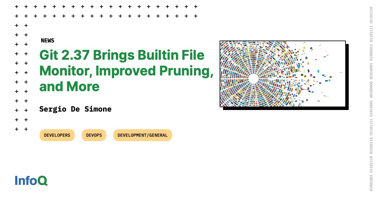 Git 2.37 Brings Built-in File Monitor, Improved Pruning, and More - InfoQ