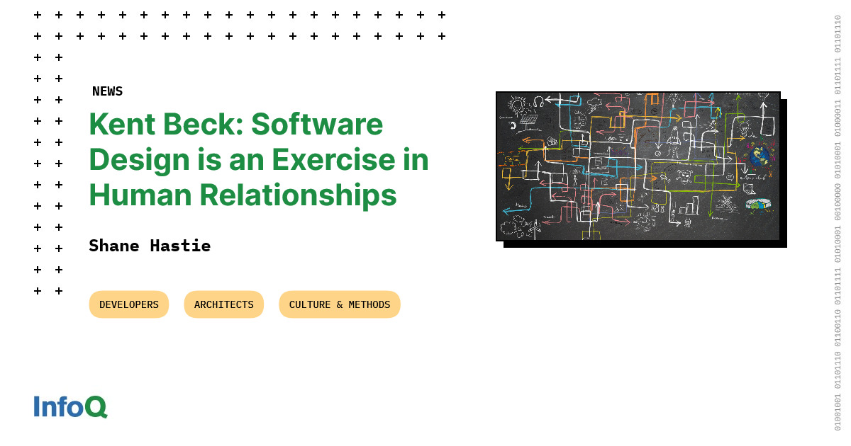 Kent Beck: Software Design is an Exercise in Human Relationships - InfoQ