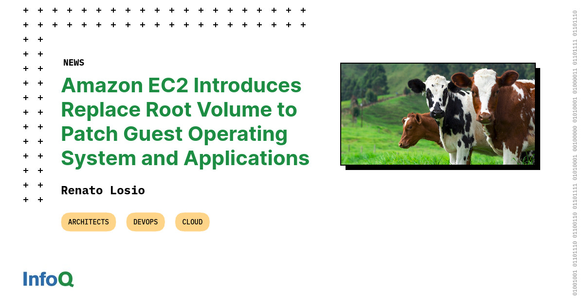 Amazon EC2 Introduces Replace Root Volume To Patch Guest Operating Amazon EC2 Introduces Replace Root Volume To Patch Guest Operating