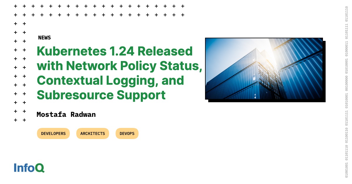 Kubernetes 124 Released With Network Policy Status Contextual Logging And Subresource Support