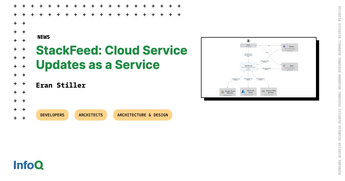 StackFeed: Cloud Service Updates as a Service - InfoQ