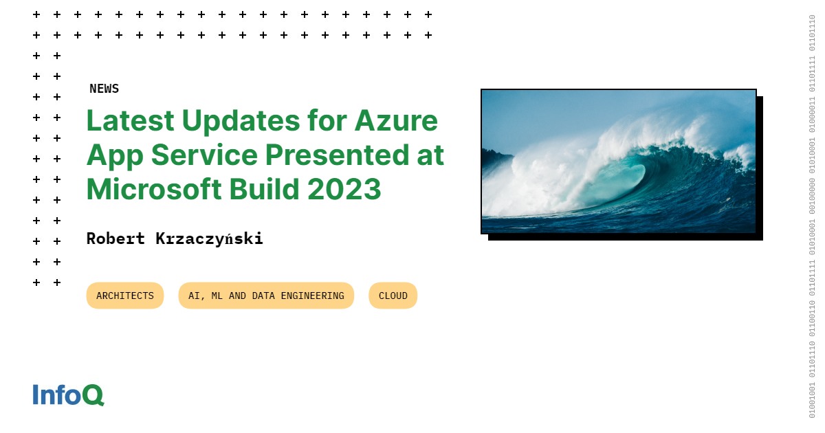 Latest Updates for Azure App Service Presented at Microsoft Build 2023 ...