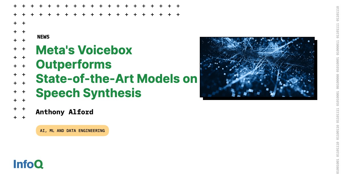 Meta's Voicebox Outperforms State-of-the-Art Models on Speech Synthesis ...