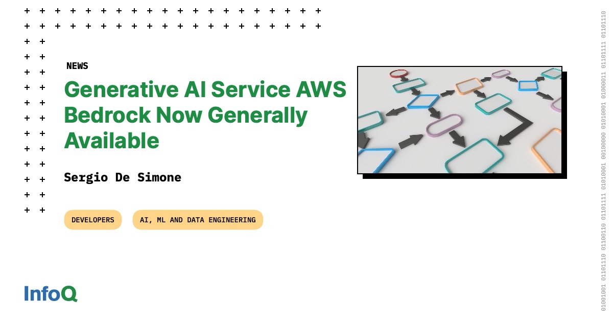 Generative AI Service AWS Bedrock Now Generally Available - InfoQ