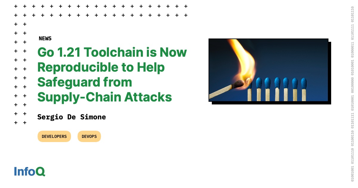 Go 1.21 Toolchain is Now Reproducible to Help Safeguard from Supply ...