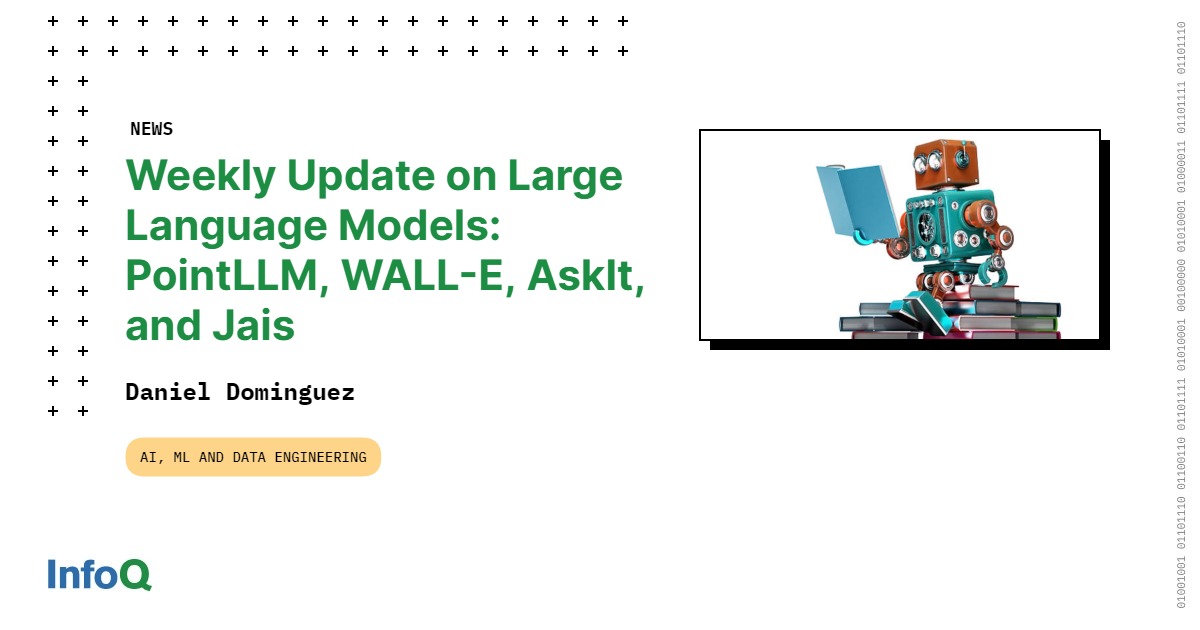 Weekly Update On Large Language Models Pointllm Wall E Askit And