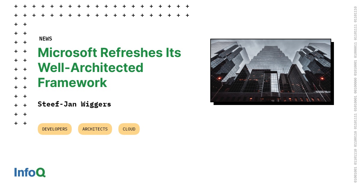Microsoft Refreshes its Well-Architected Framework - InfoQ