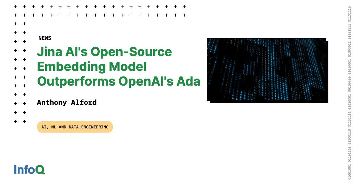 Jina AI's Open-Source Embedding Model Outperforms OpenAI's Ada - InfoQ