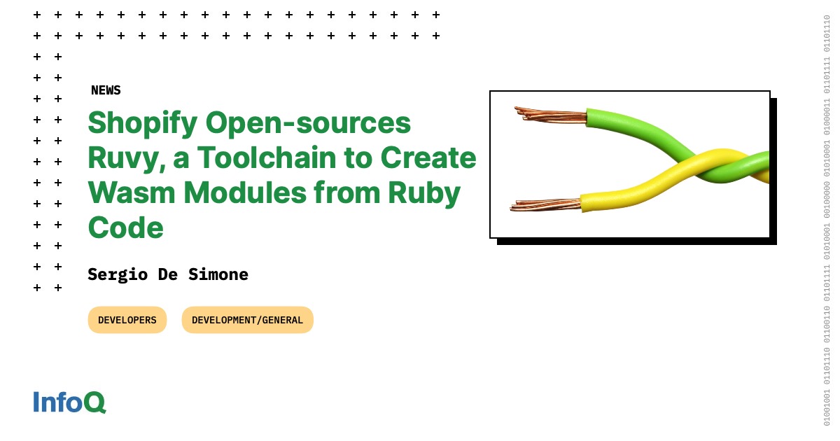 Shopify Open-Sources Ruvy, a Toolchain to Create Wasm Modules from Ruby Code - InfoQ