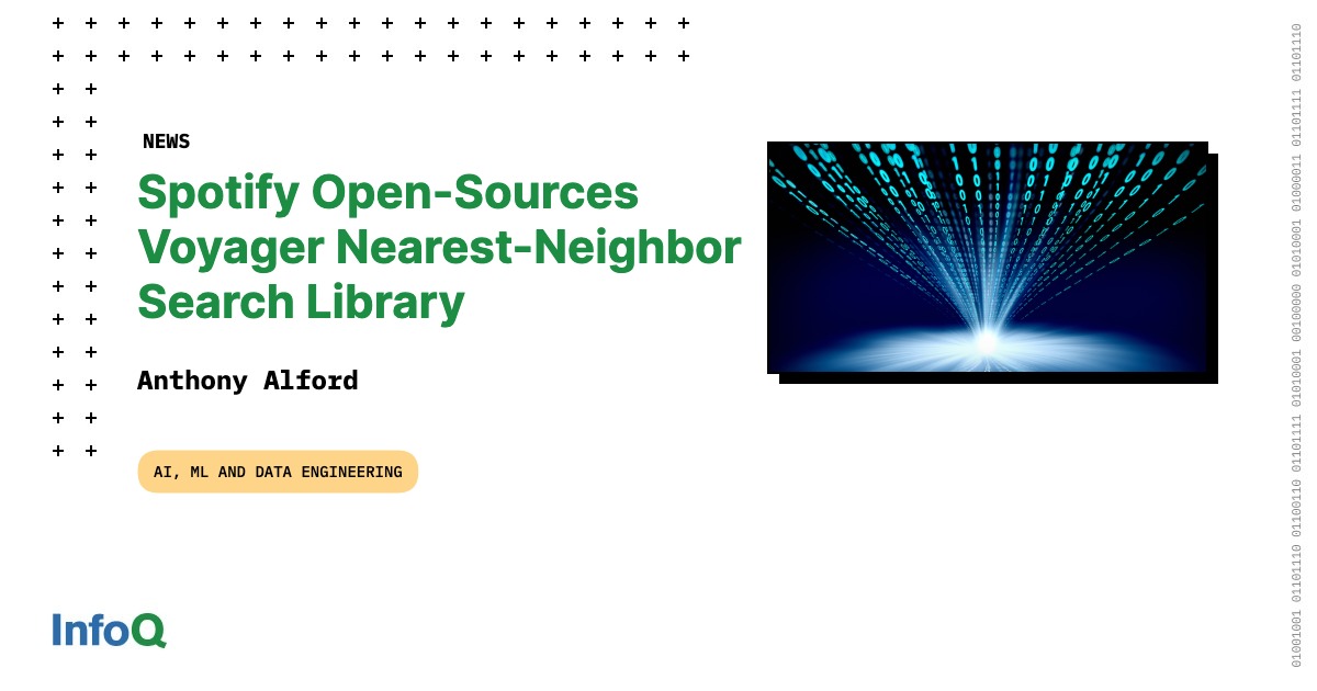 Spotify Open-Sources Voyager Nearest-Neighbor Search Library - InfoQ