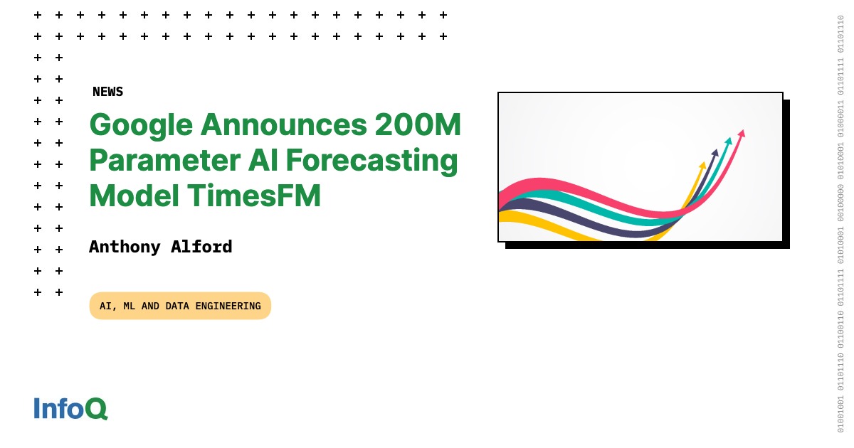 Google Announces 200M Parameter AI Forecasting Model TimesFM - InfoQ