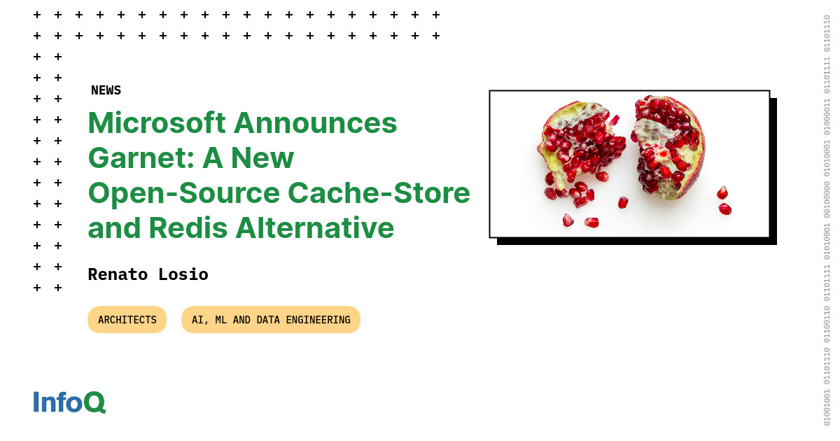 Microsoft Announces Garnet: a New Open-Source Cache-Store and Redis Alternative - InfoQ