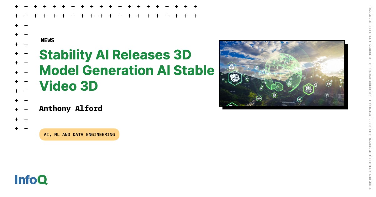 Stability AI Releases 3D Model Generation AI Stable Video 3D - InfoQ