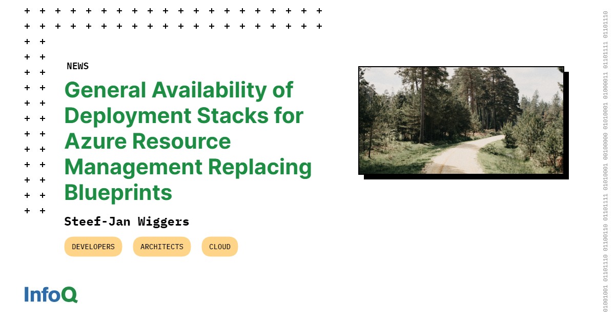 General Availability Of Deployment Stacks For Azure Resource Management Replacing Blueprints Infoq