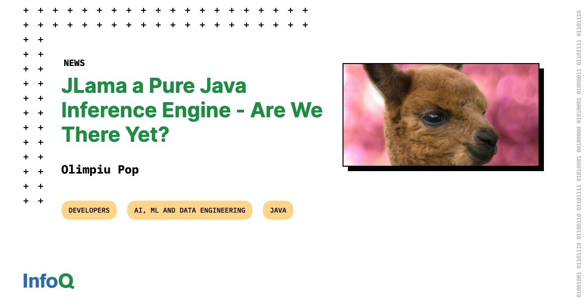 Jlama The First Pure Java Model Inference Engine Implemented With