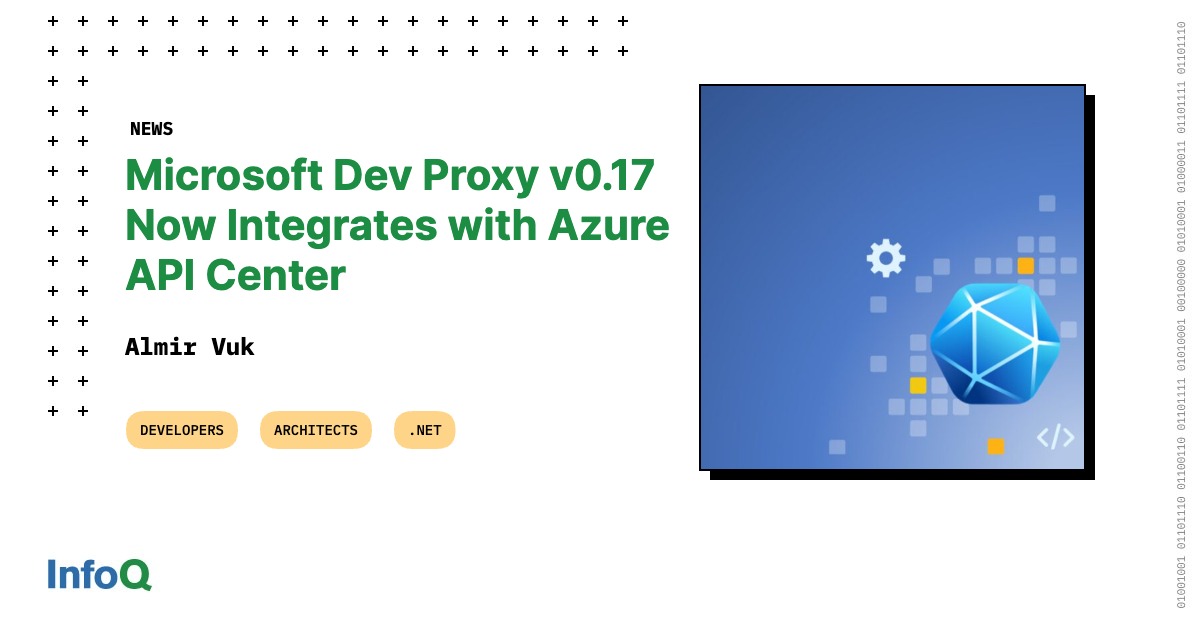 Microsoft Dev Proxy v0.17 Now Integrates with Azure API Center - InfoQ