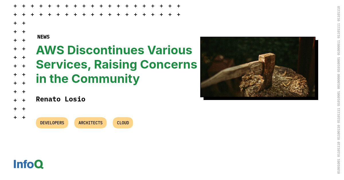 AWS Discontinues Various Services, Raising Concerns in the Community ...
